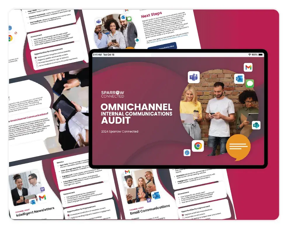 Omnichannel Internal Communications Audit | Sparrow Connected